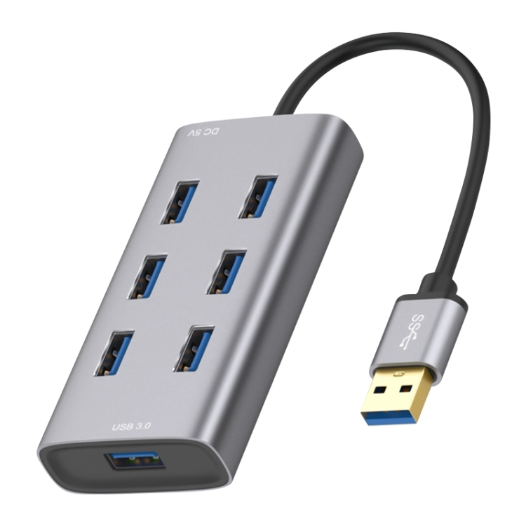 7 puertos USB 3.0 a USB 3.0 HUB, longitud del cable: 80 cm