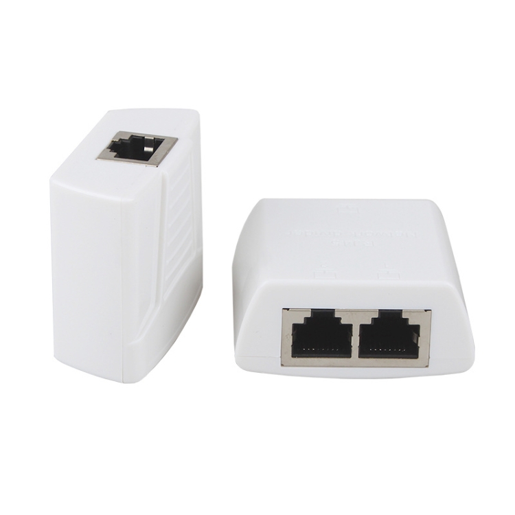 RJ45 to 2 x RJ45 Ethernet Network Coupler Thunder Lightning Protection ...