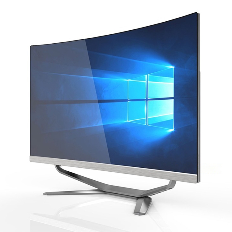 Ordinateur PC tout-en-un à écran incurvé de 24 pouces, Intel Core i5-3210, 8 Go + 128 Go