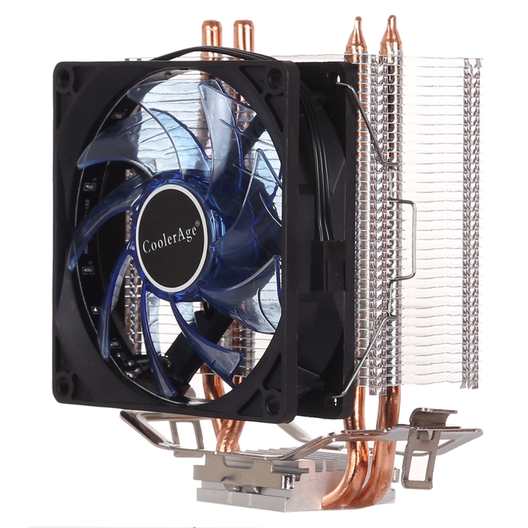 LED CPU Cooler Pure Copper Double Heat Pipe CPU Radiator CPU Fan, with ...