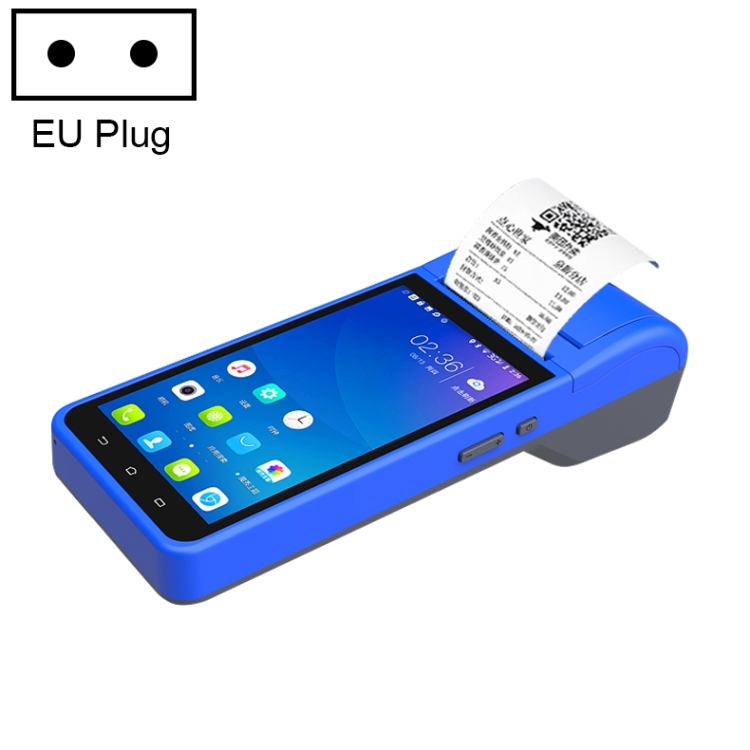 POS-6000 4G Version 1GB+8GB 58mm PDA Handheld 5.5 inch QR Code Android ...