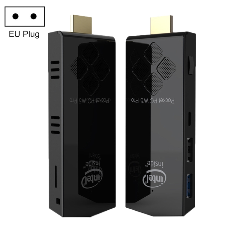 W5 PRO Windows 10 System Mini PC, พัดลมระบายความร้อนในตัว, Quad Core ...