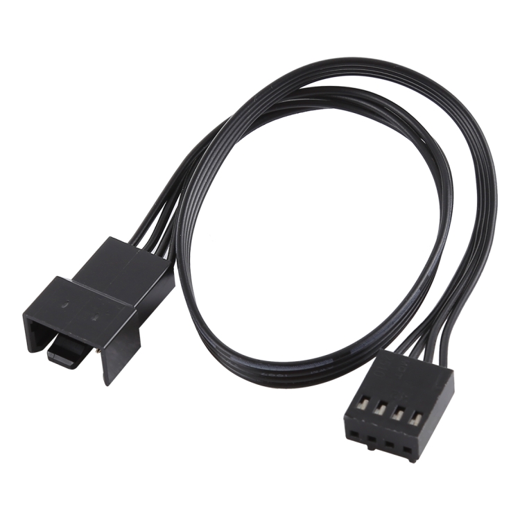 4 Pin Male to Female CPU Fan PWM Deceleration Cable Temperature Control ...