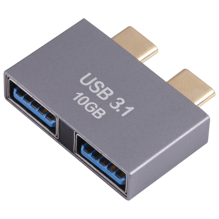 Power Supplies - 2 x USB Female to 2 x USB-C / Type-C Male Adapter for ...