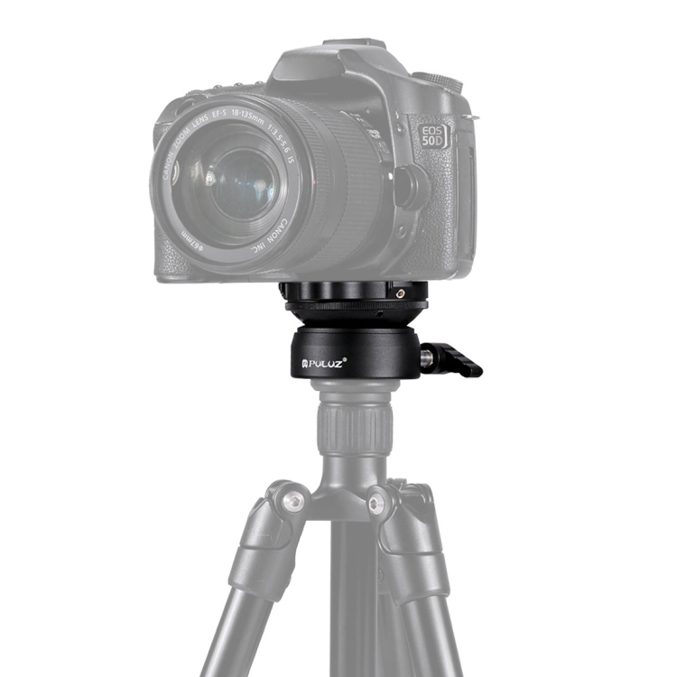 PULUZ 1/4 inch Thread Dome Professional Tripod Leveling Head Base with ...