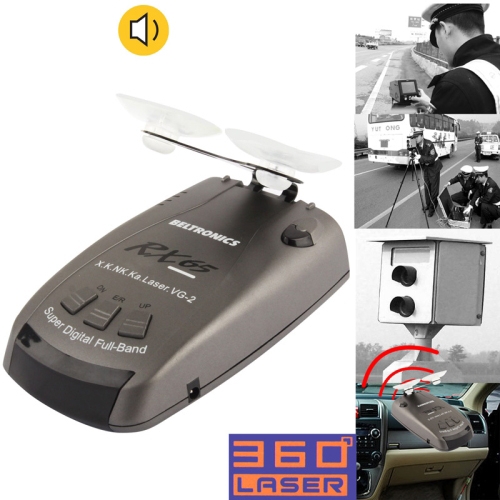 Beltronics Vector 965 RX65 360 Degrees Detection Full-Band Scanning ...