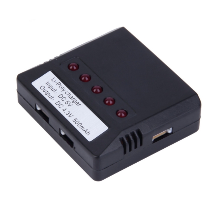 5 in 1 Li-Poly Battery Charger with USB Cable for Hubsan H107D H107C ...