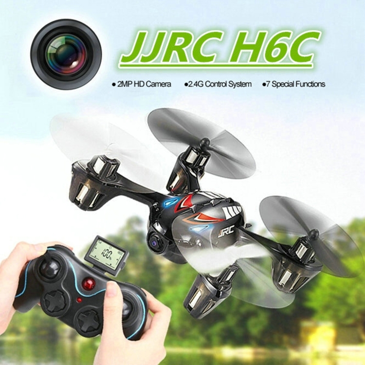 JJR/C H6C 2.0MP Camera 6-axis Gyro 4-Channel 2.4GHz Drone Radio Control ...