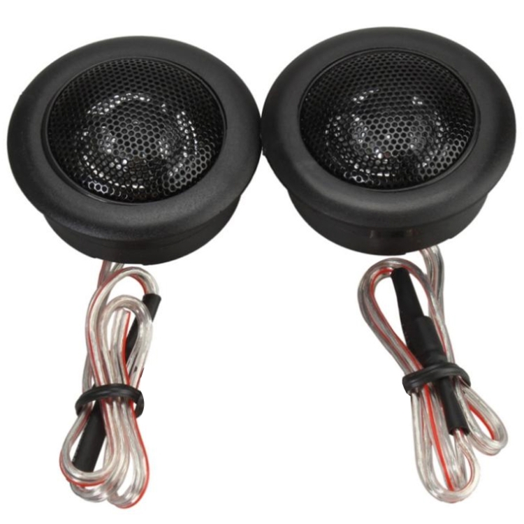 200W 25mm 2-Way Car Component Stereo Tweeters Speakers with 2 x Screws ...