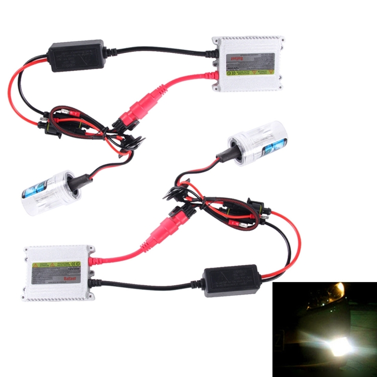 Xenon Lights - DC12V 35W 2x H1 HID Slim Xenon Light, High Intensity ...