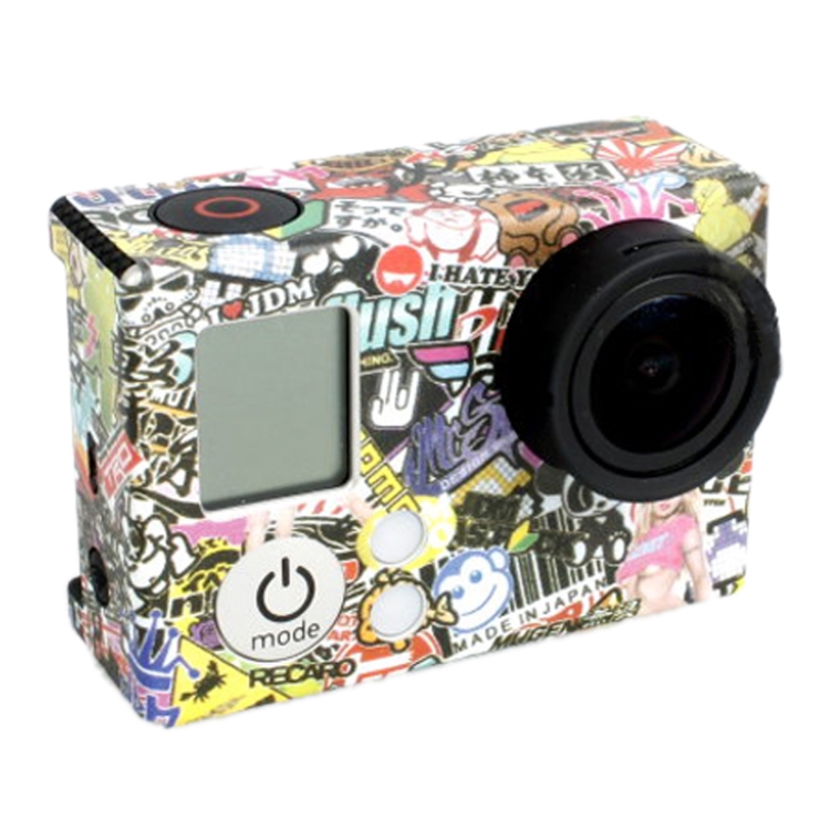 Cartoon Graffiti Pattern Plan B Case Sticker for GoPro HERO3+ /3