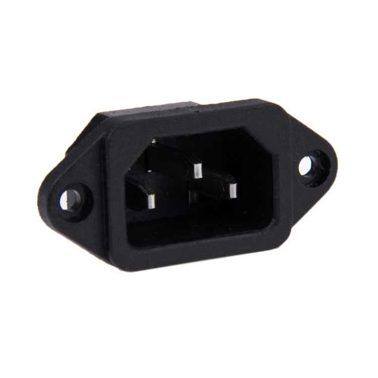 50 PCS Male 3 Pin Panel Mounting Power Inlet Socket