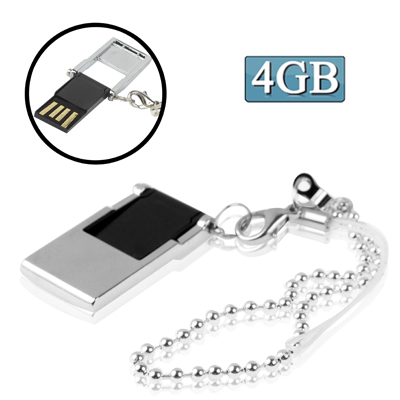 Mini USB Flash Disk (4GB), Black