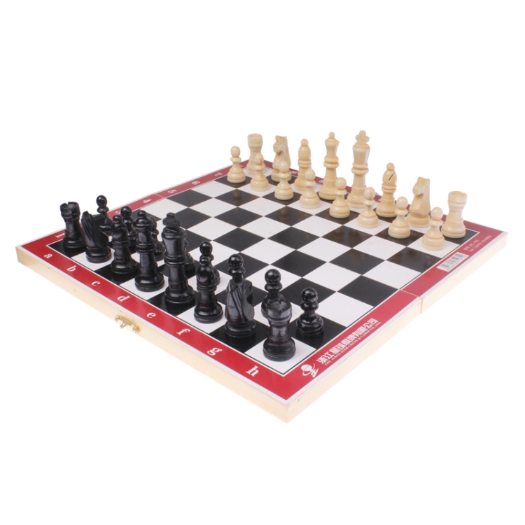 Portable International Chess Game Set in Wooden Box