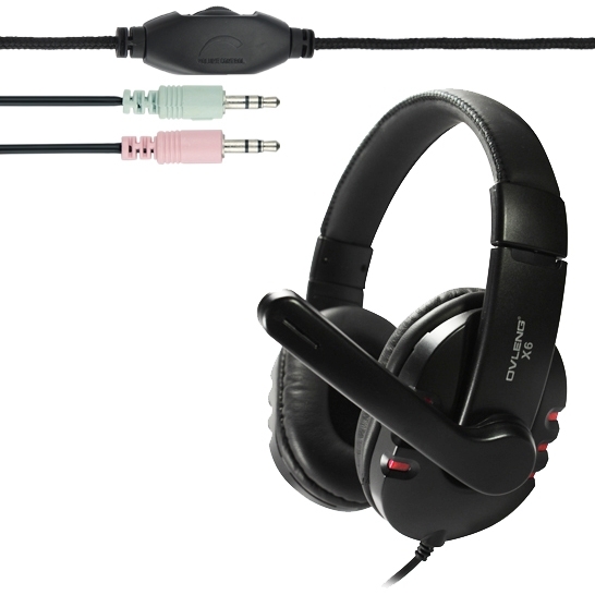 OVLENG Universal Stereo Headset with Mic, Cable Length: about 1.8m