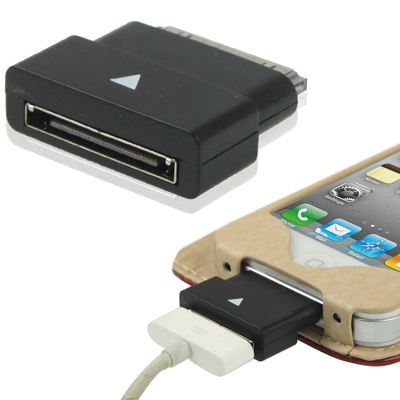 30Pin Male to 30Pin Female Dock Extender สำหรับ iPhone, iPad และ iPod ...