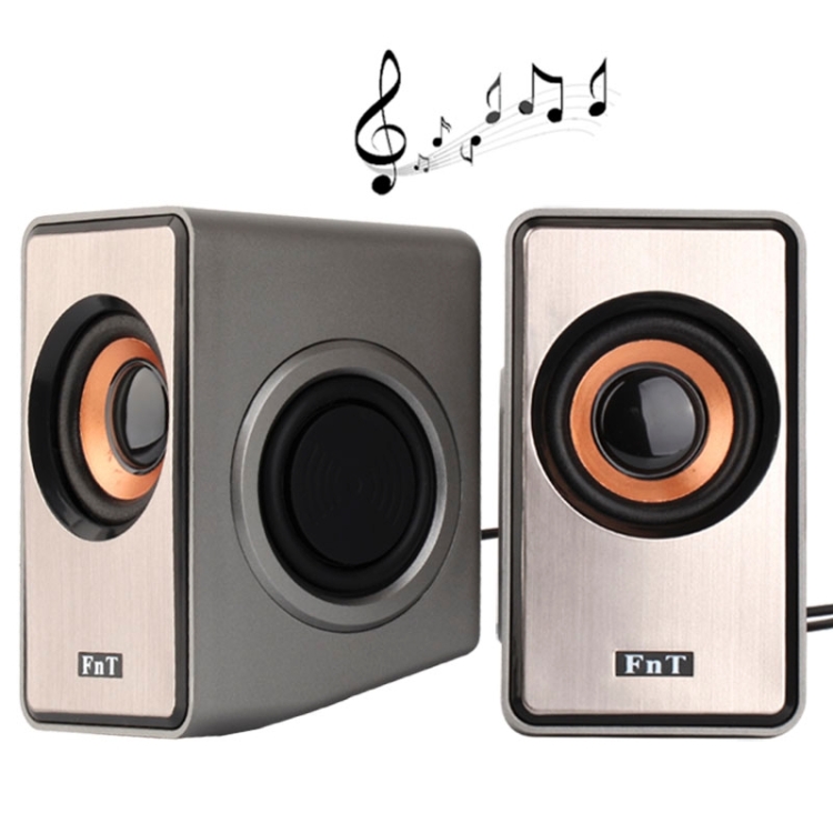 Portable Stereo USB Plug & 3.5mm Audio Jack Speaker for Laptop Desktop ...