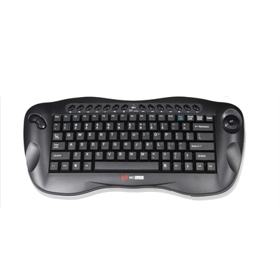 W9710RF 2.4G Wireless Multimedia Keyboard with Tracking ball(Black)