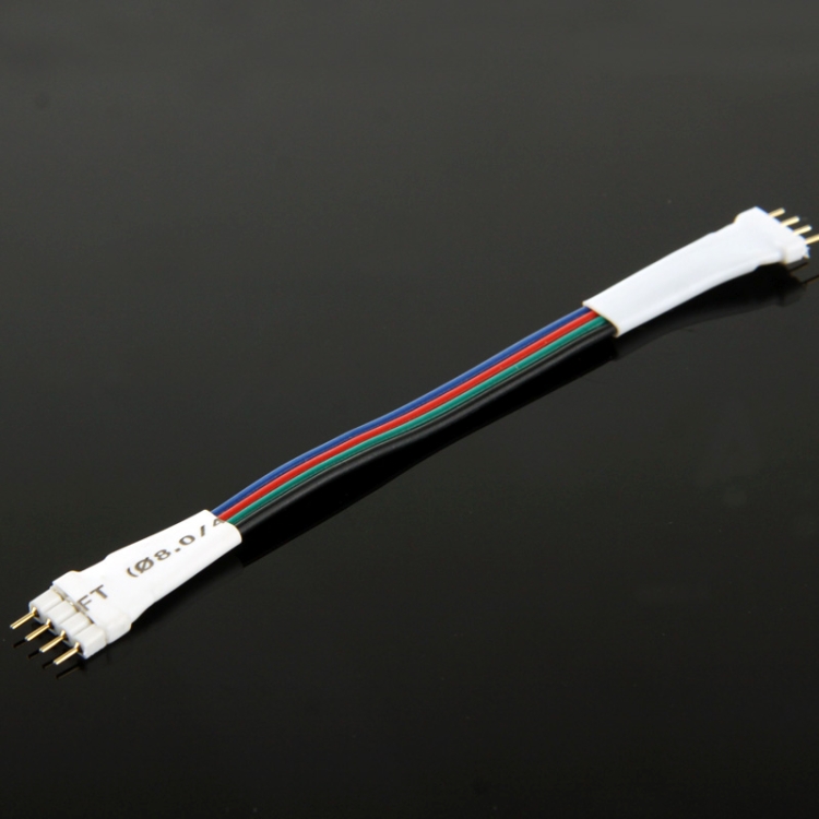 4 Pin Male Plug Connector Cable for LED Light Controller