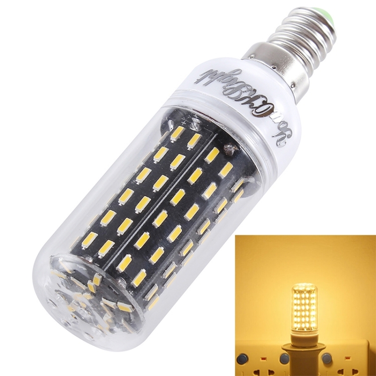 YouOKLight E14 12W 1000LM แสงวอร์มไวท์ CRI> 80 96 LED SMD 4014 หลอดไฟ ...
