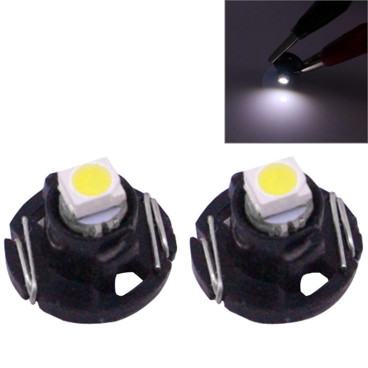 2 PCS T4.2 แสงสีขาว 0.1W 5LM 1 LED SMD 3528 ไฟ LED แผงหน้าปัดหลอดไฟ ...