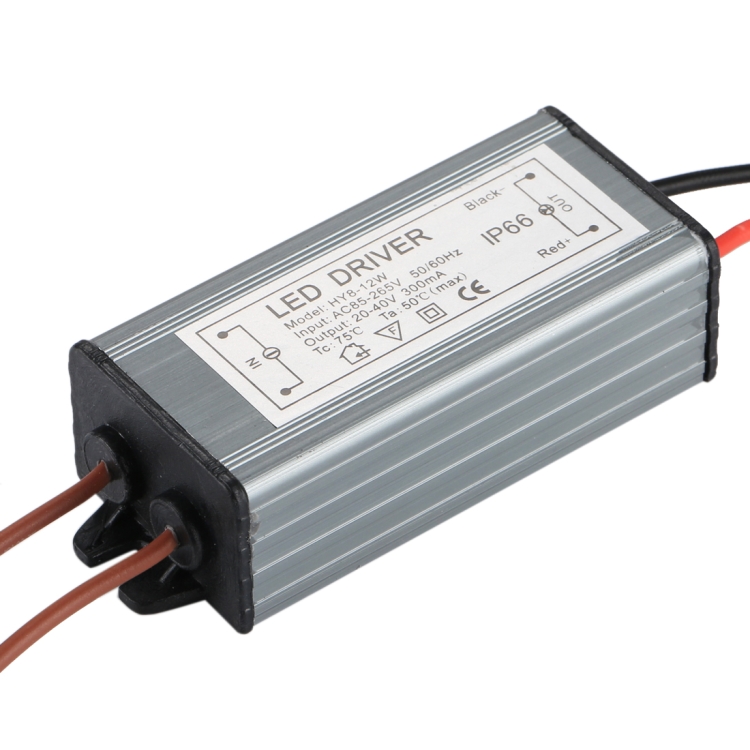 HY8-12W Waterproof IP66 (8-12) x 1W LED Driver, AC 85-265V
