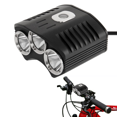 CREE XM-L 3 x T6 4 Mode 2100LM Bicycle Light