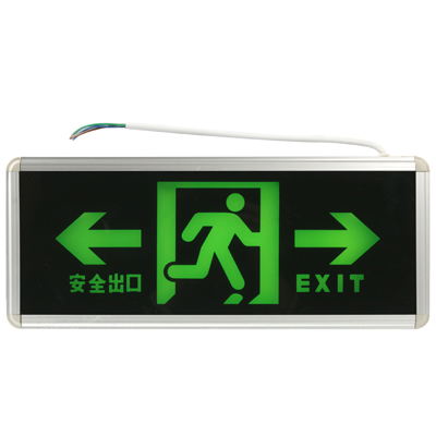 LED Fire-fighting Emergency Exit Sign Light, Double Sides Exit