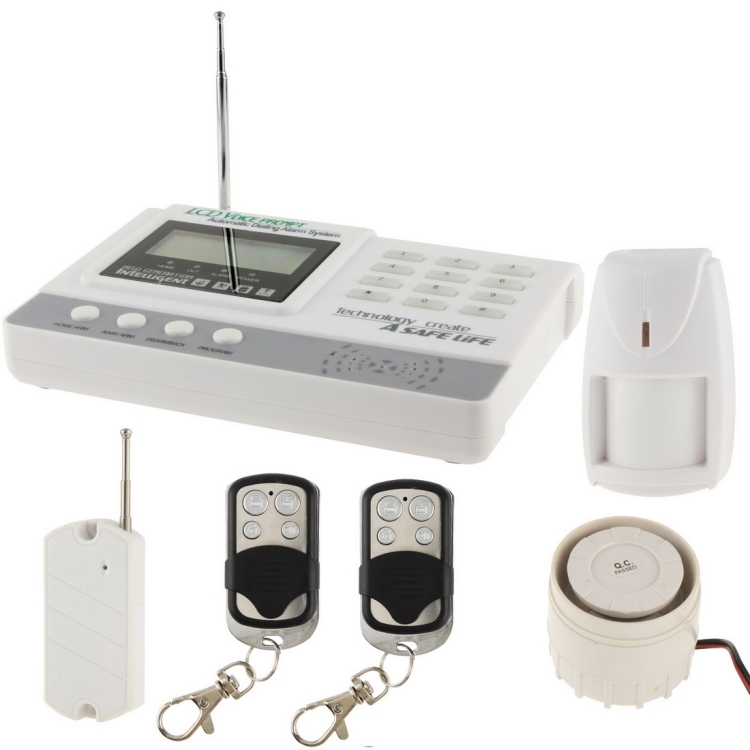 LCD Voice Prompt Intelligent Anti Theft Alarm System, Frequency: 433MHZ