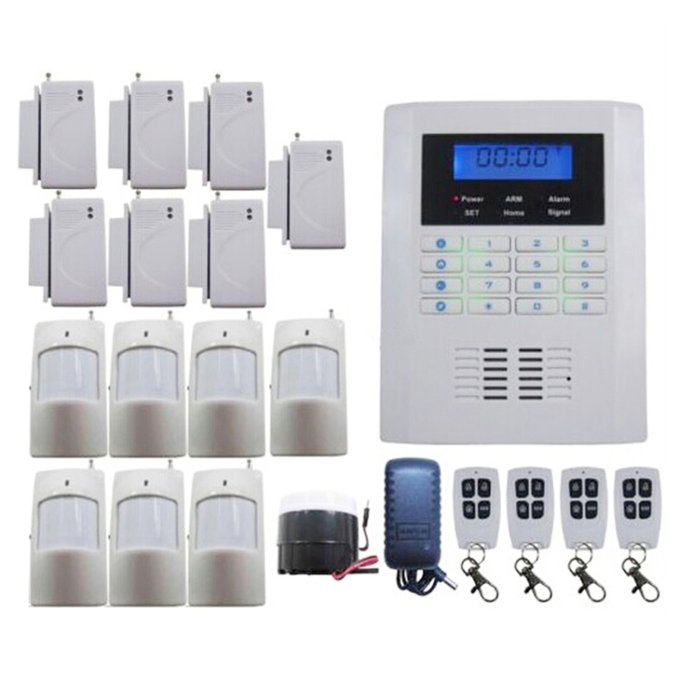 YA-600-GSM&PSTN-4 Dual Network GSM PSTN Home Alarm System, GSM Alarm ...