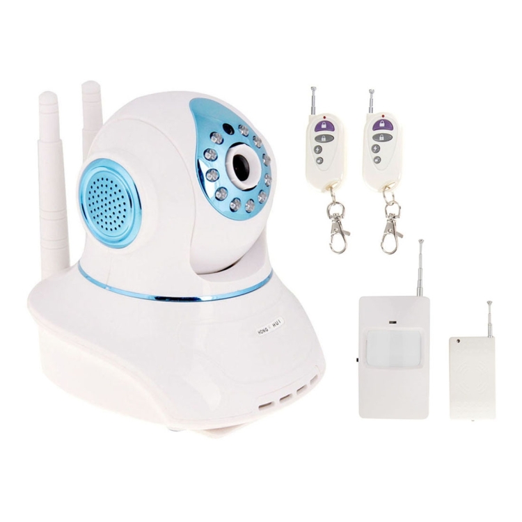 HD 720P Wireless WiFi Night Vision IP Camera with Alarm System, Support ...