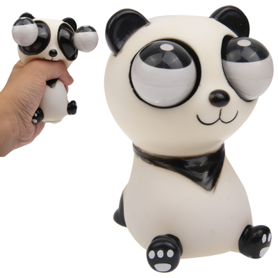 Panda Model Tricky Extrusion Eye Toy Zoolife Popeyes (Blanco)