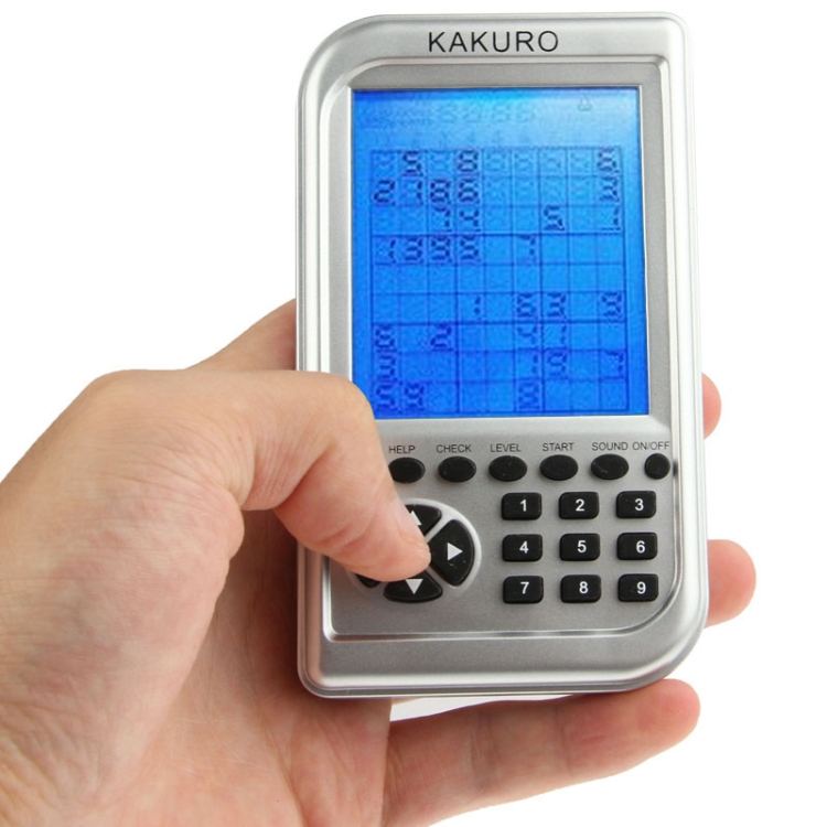 Máquina cuadrada de pantalla grande de juego electrónico Kakuro 5 x 5 Máquina cuadrada de pantalla grande de juego electrónico Kakuro 5 x 5