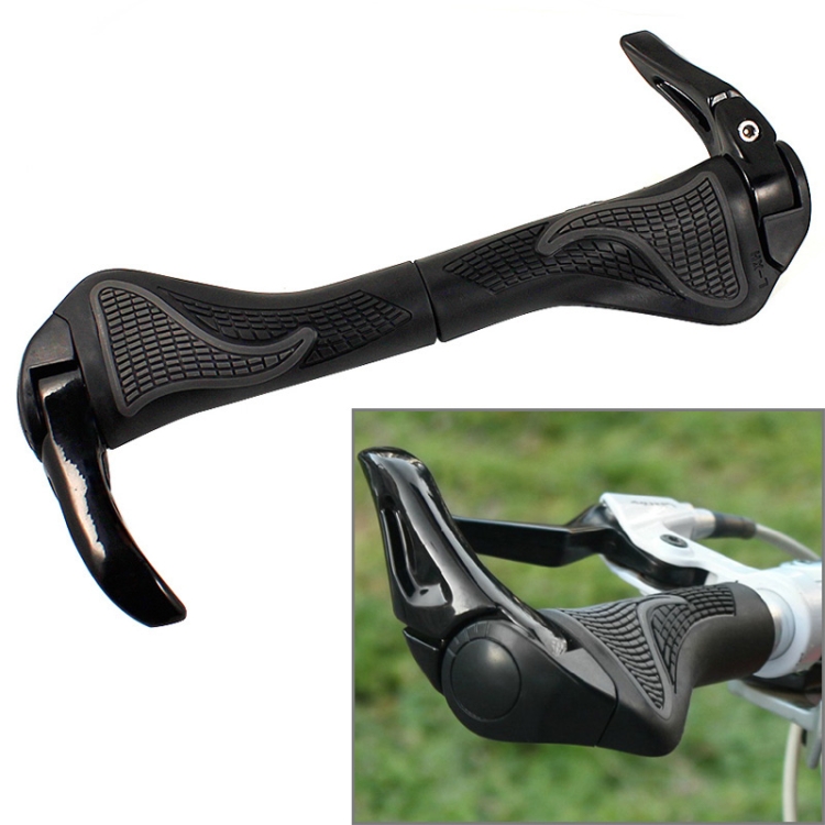 MTB Folding Bike Handlebar Rubber Grip & Aluminum Barend, Diameter: 22 ...
