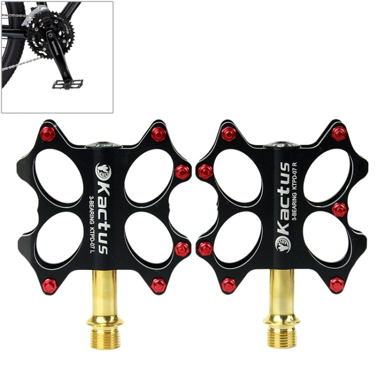 KACTUS Bike MTB BMX Platform Pédales plates CNC Axe en acier inoxydable ...