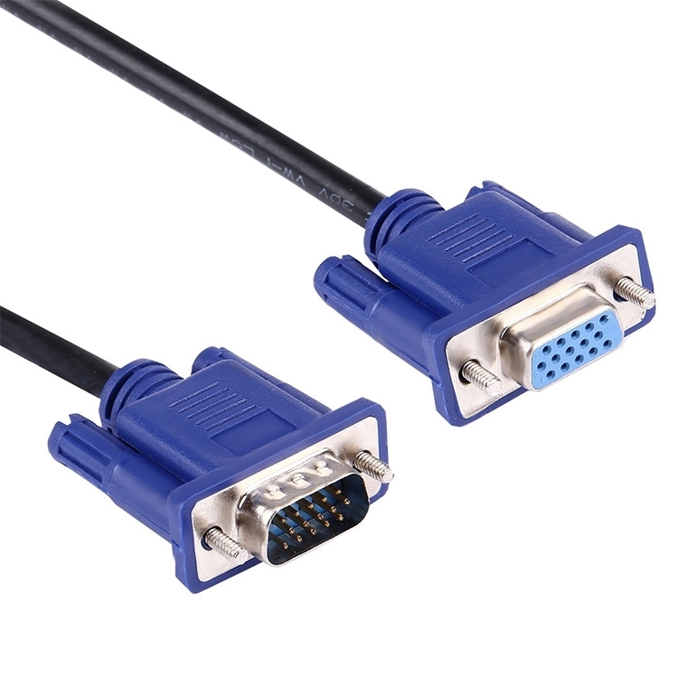 3m de buena calidad VGA de 15 pines macho a VGA cable hembra de 15 ...
