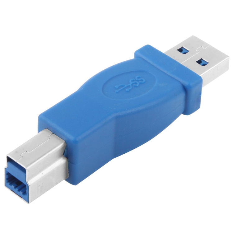 Super Speed USB 3.0 AM to BM Adapter (สีน้ำเงิน)
