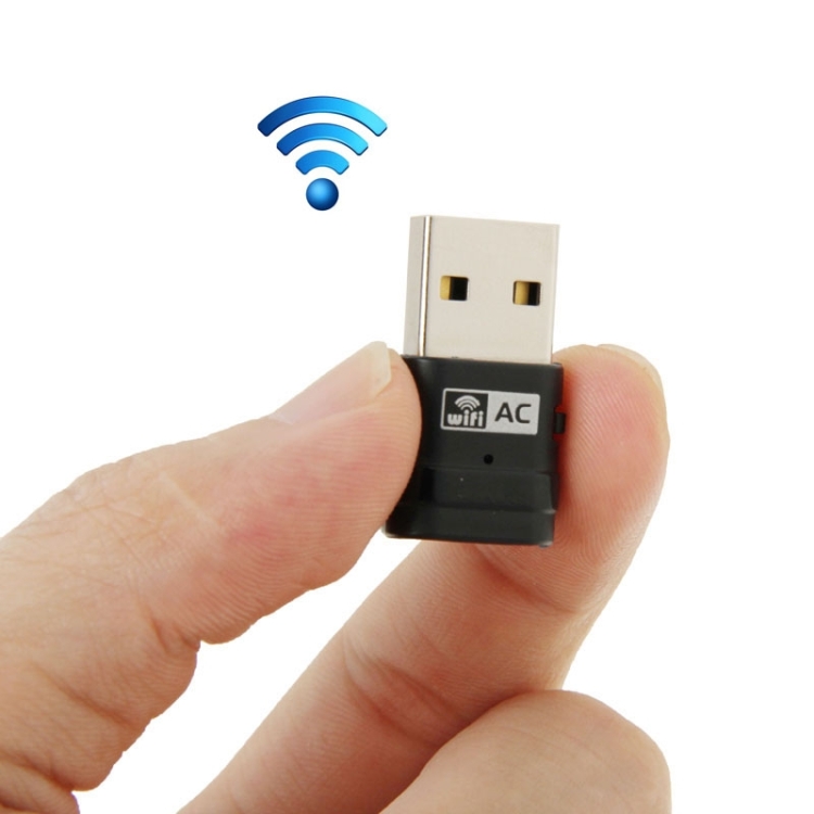 AC600 Mini 5GHz & 2.4GHz Dual Band 433Mbps & 150Mbps 802.11ac WiFi USB ...