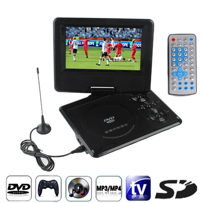 7.5 inch TFT LCD Screen Digital Multimedia Portable DVD with Card ...