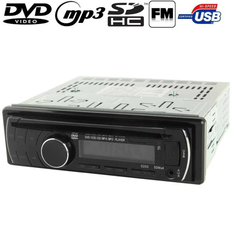 50W x 4 Car DVD Player / Media Player with Remote Control, Support DVD / VCD / MP4 / MP3 / FM ...