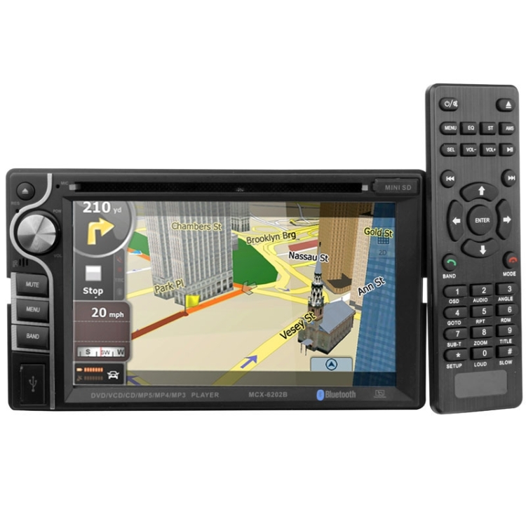 MCX-6202B 6.2 inch Touch Screen Car DVD Player with Remote Control ...