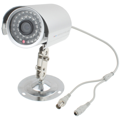 36 LED IR Digital CCD Video Camera(Silver)