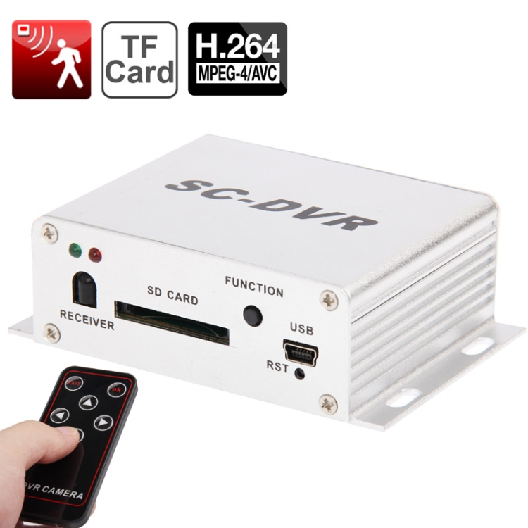 SC-DVR 1-CH Mini Digital Video Recorder with Motion Detected / Mixing ...