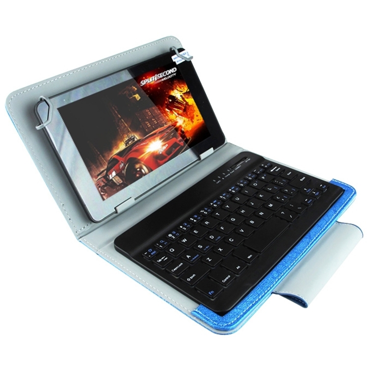 Universal Bluetooth Keyboard with Leather Tablet Case & Holder for ...