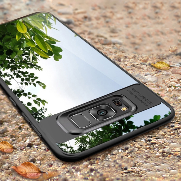 CAFELE for Galaxy S8 Ultra-thin TPU + PC Dropproof Clear Back ...