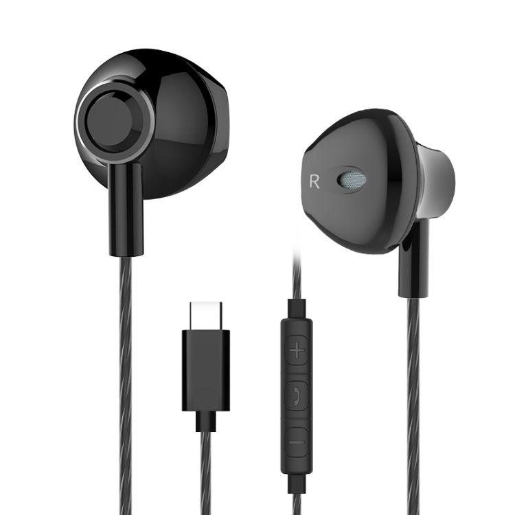 Langsdom USB-C / Type-C Headphones(Black)