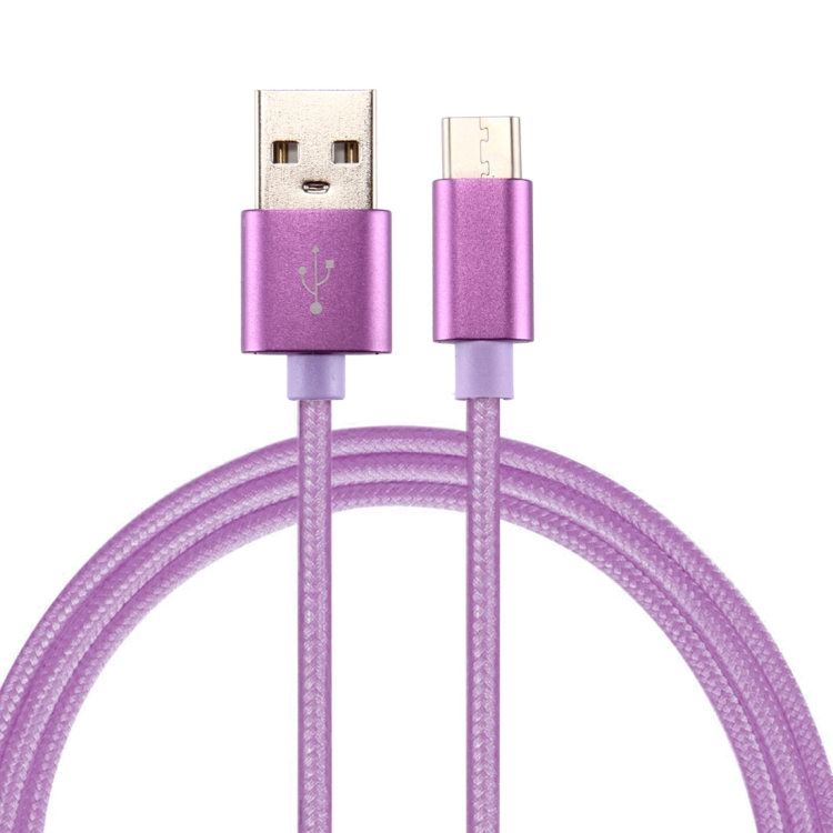 Knit Texture USB to USB-C / Type-C Data Sync Charging Cable, Cable ...