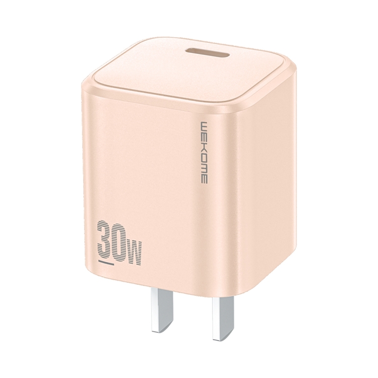 WK WP-U151 30W Powerful Series PD Fast Charger, Specification:CN Plug(Pink)