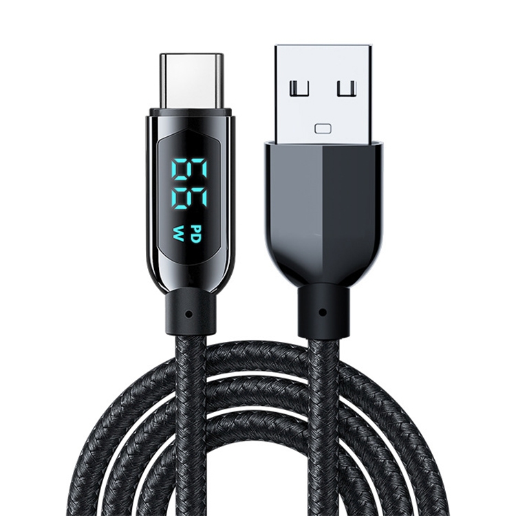 Mutural Li-CC003 1.2m 66W Pantalla digital USB a cable de datos de carga tipo C