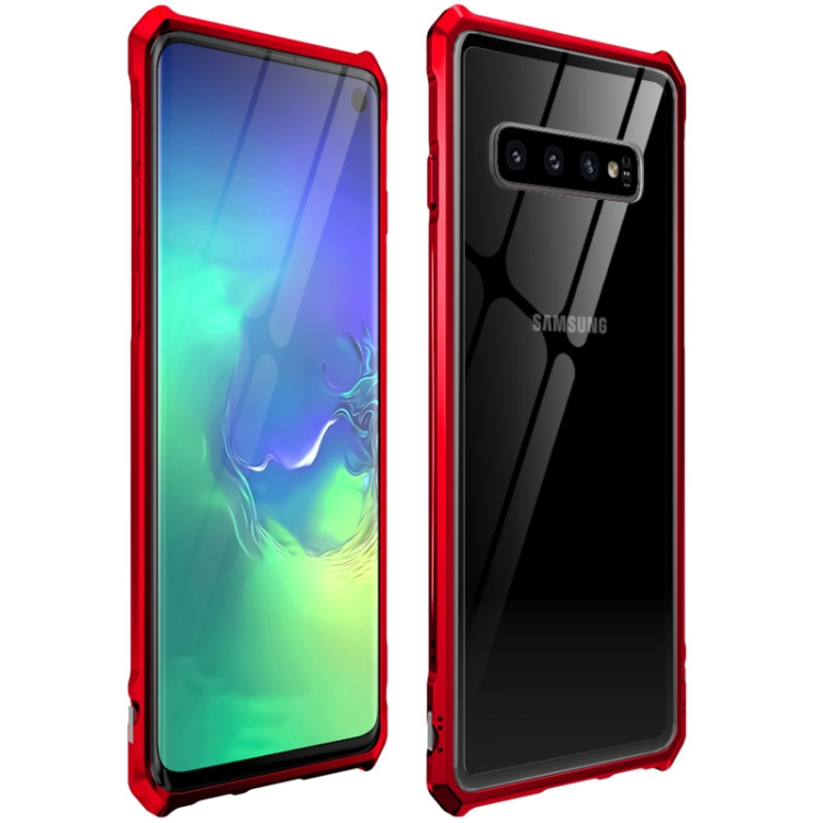 Snap-on Aluminum Frame and Tempered Glass Back Plate Case for Galaxy ...